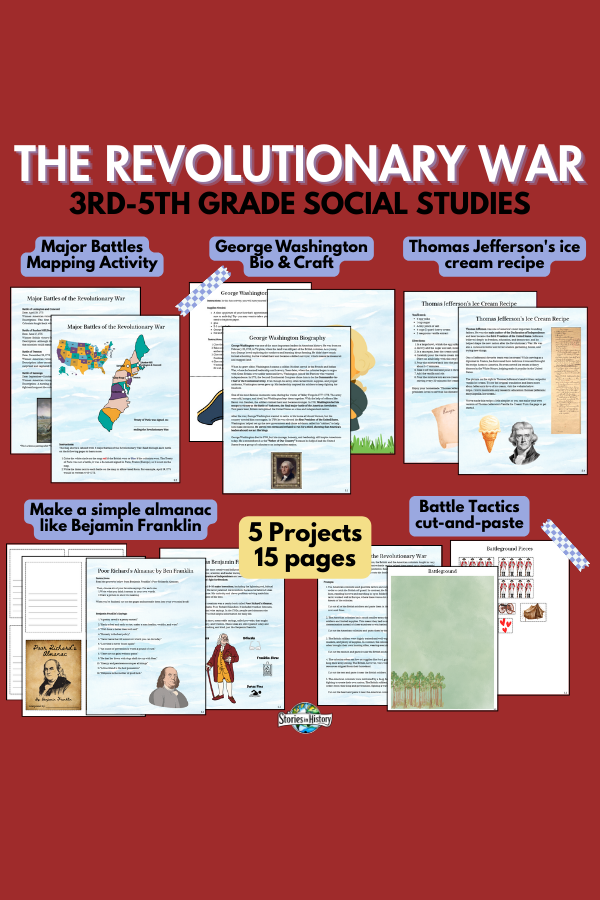 American Revolution Activity Bundle for 3rd–5th Grade – Stories in History