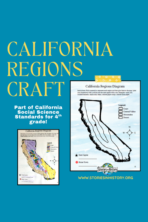 California Regions Geography Craft (California History) – Stories in ...