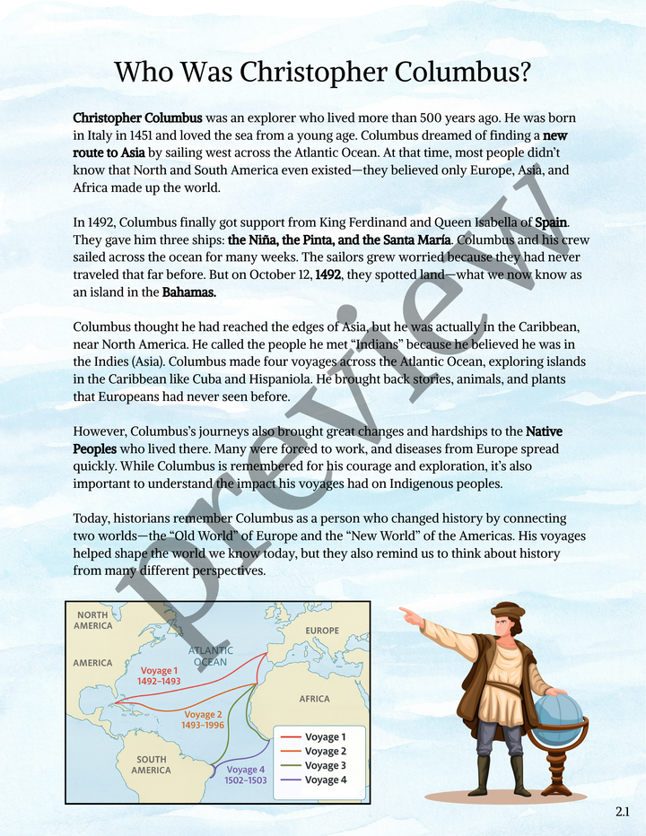 Early American History – Stories in History