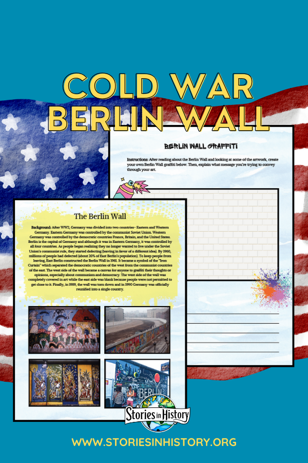 The Cold War Berlin Wall for Kids- Worksheet – Stories in History