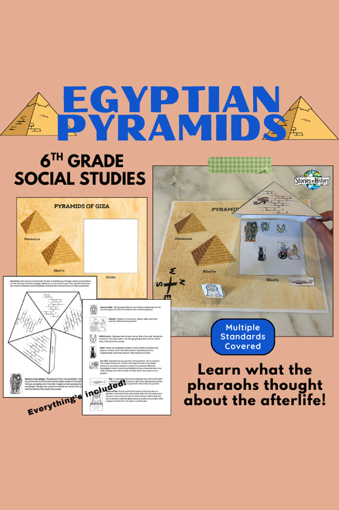 Ancient Egypt Afterlife & Pyramids 3D Craft Activity – Stories in History
